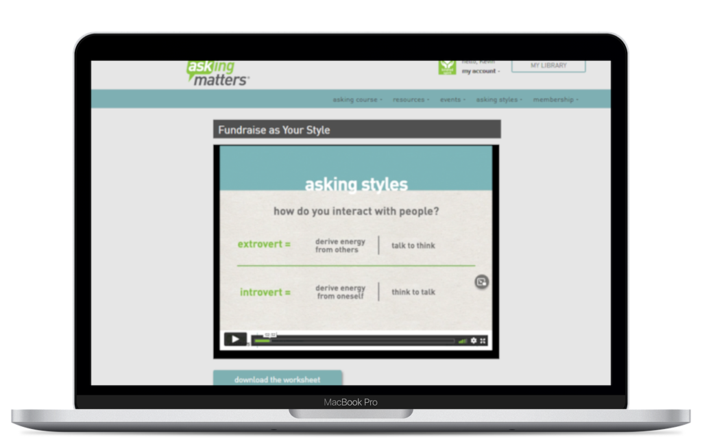 Asking Style Recorded Trainings – Asking Matters